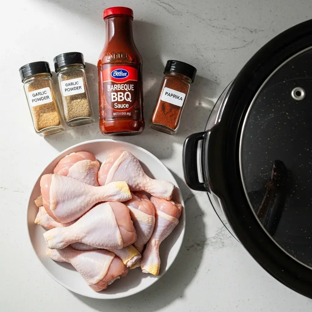 Easy 5-Ingredient Crockpot Chicken Legs Recipe (Fall-Off-The-Bone!)